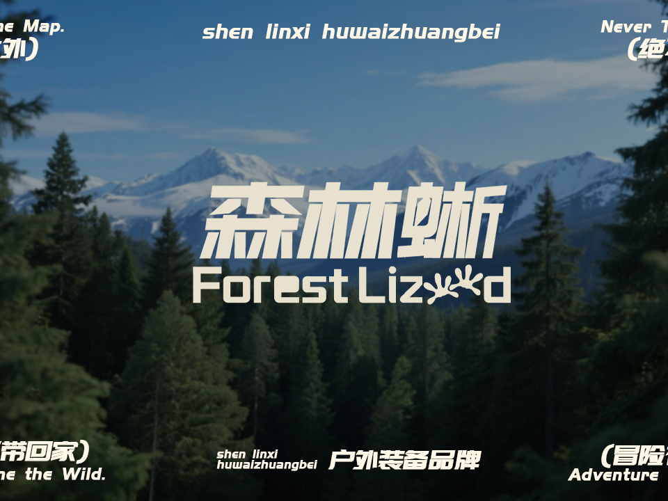 森林蜥 Forest Lizard | 户外装备品牌全案设计_星愿罐头工作室-站酷ZCOOL