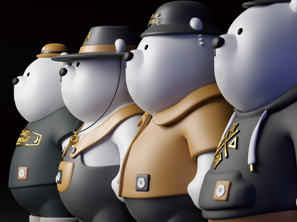 BEAR SYMBOL卡通IP设计_画_语-站酷ZCOOL