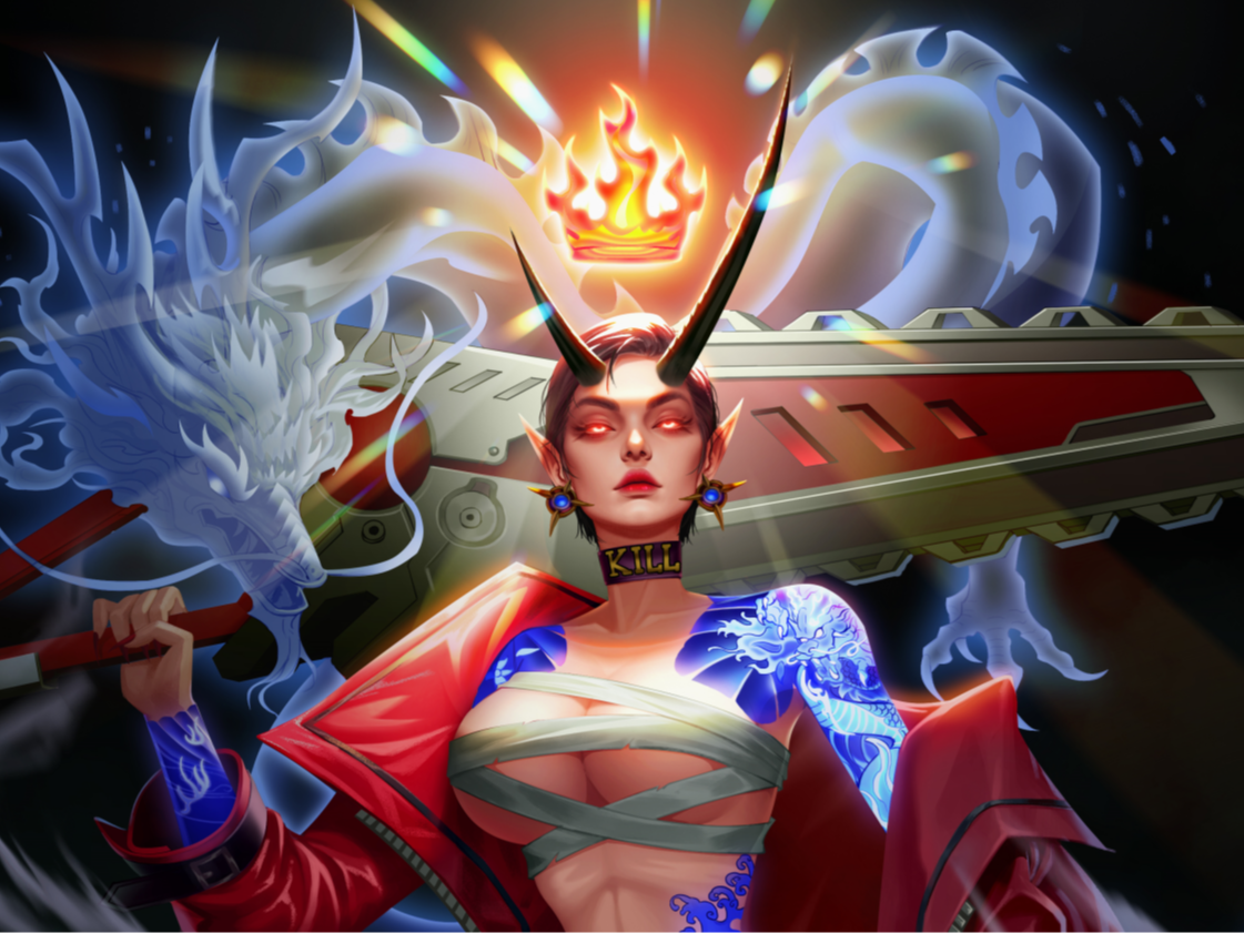 恶魔女_麻泽乏克鱿-站酷ZCOOL