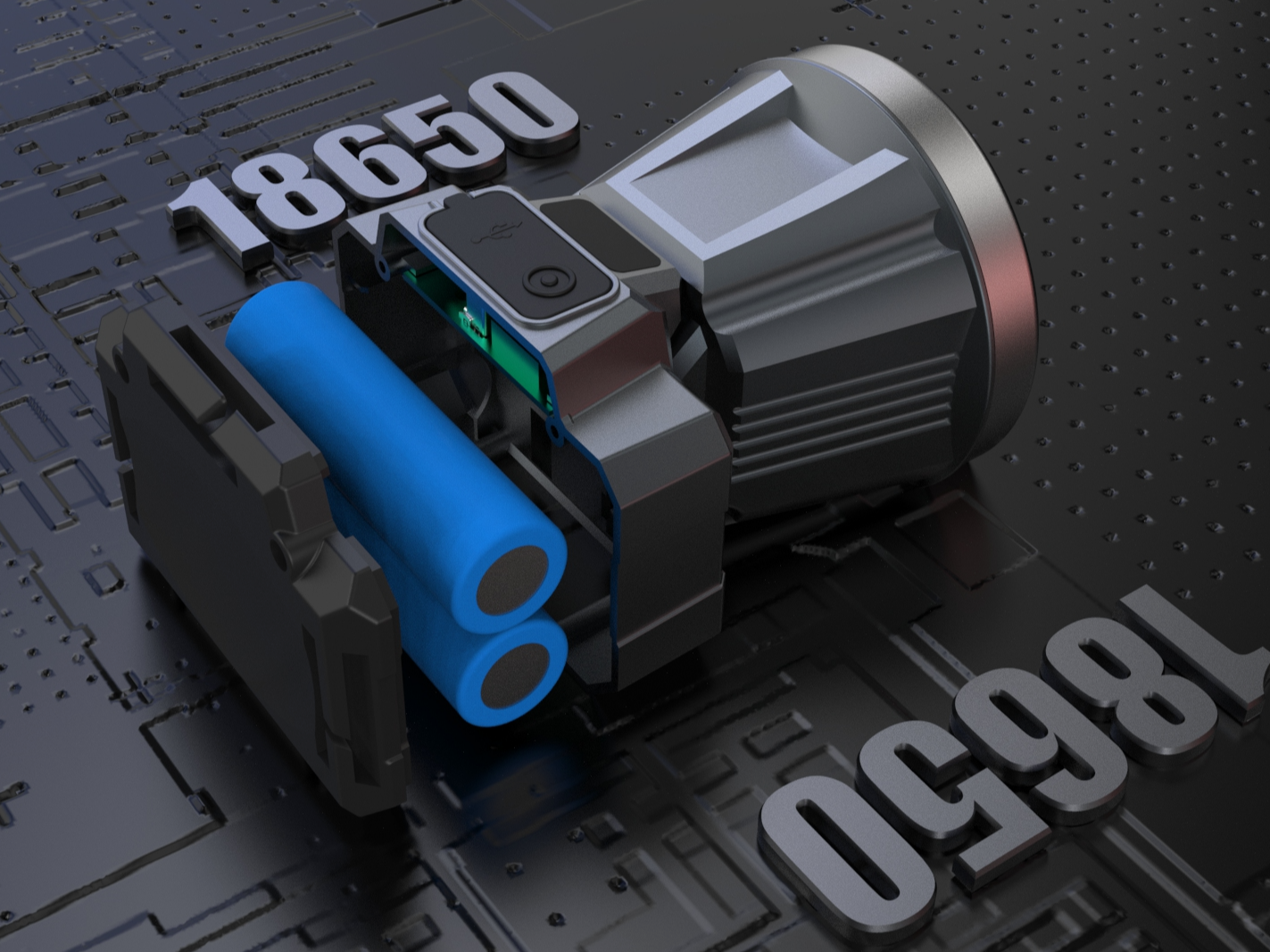 头灯渲染详情页设计 仅供参考_灵感饲养师-站酷ZCOOL