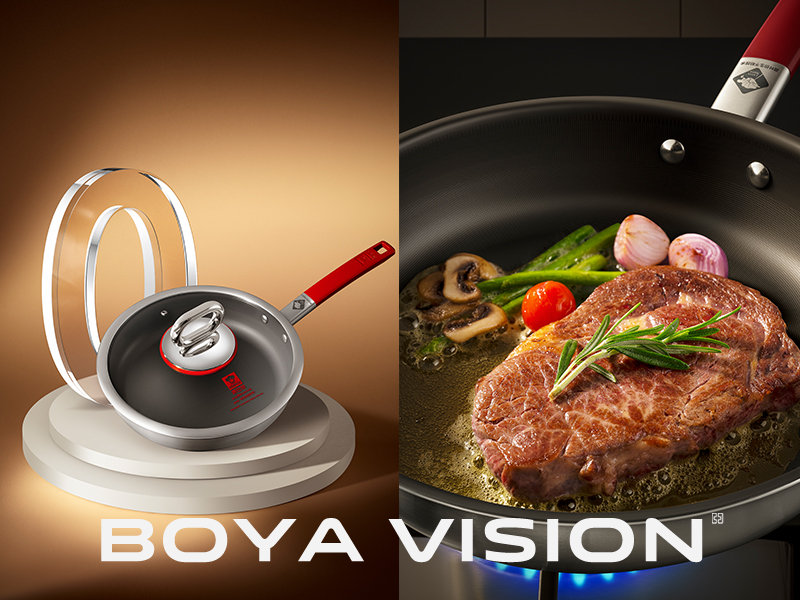 电商厨具摄影 ｜康巴赫 0涂层钛煎锅 X BOYA_柏亚视觉摄影-站酷ZCOOL