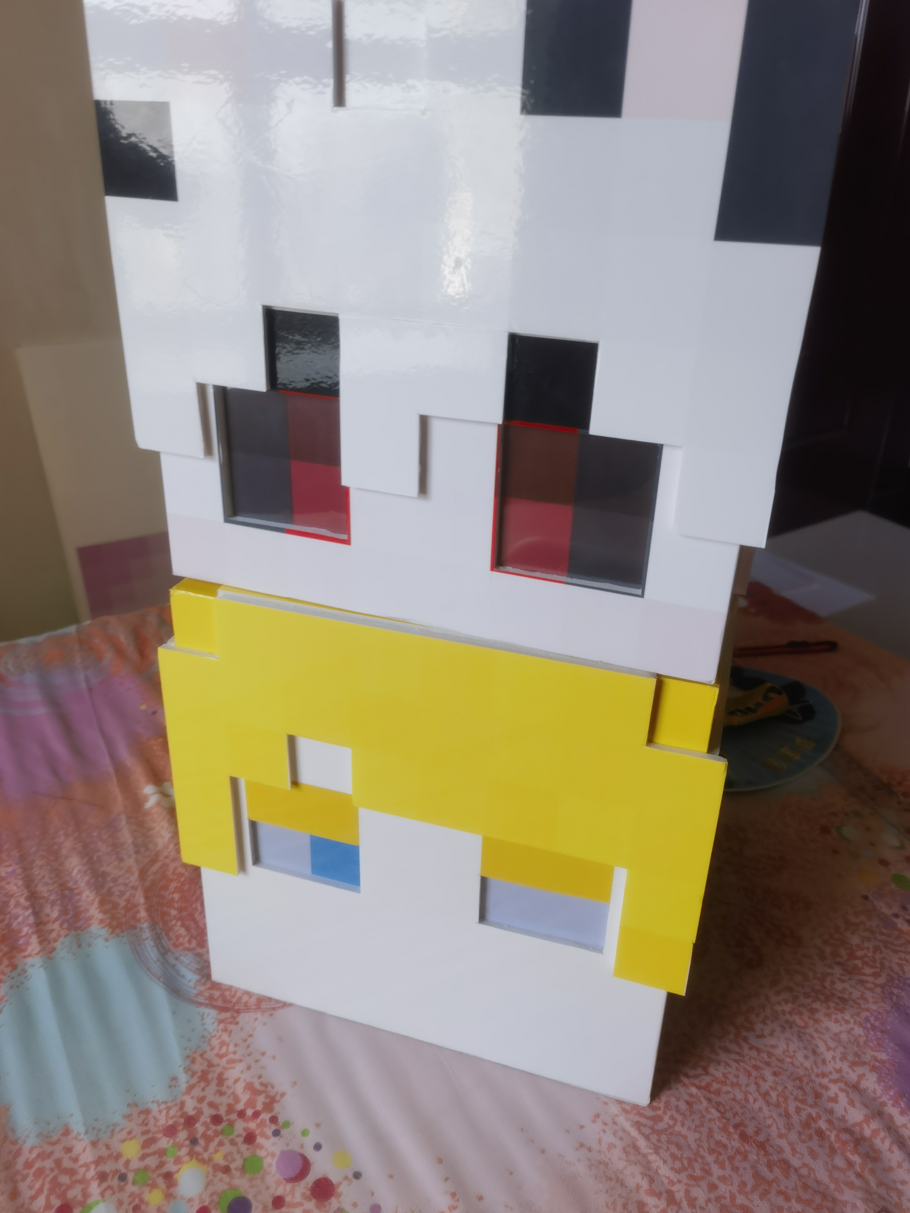 我的世界mc方块人头壳_鼠標-站酷ZCOOL