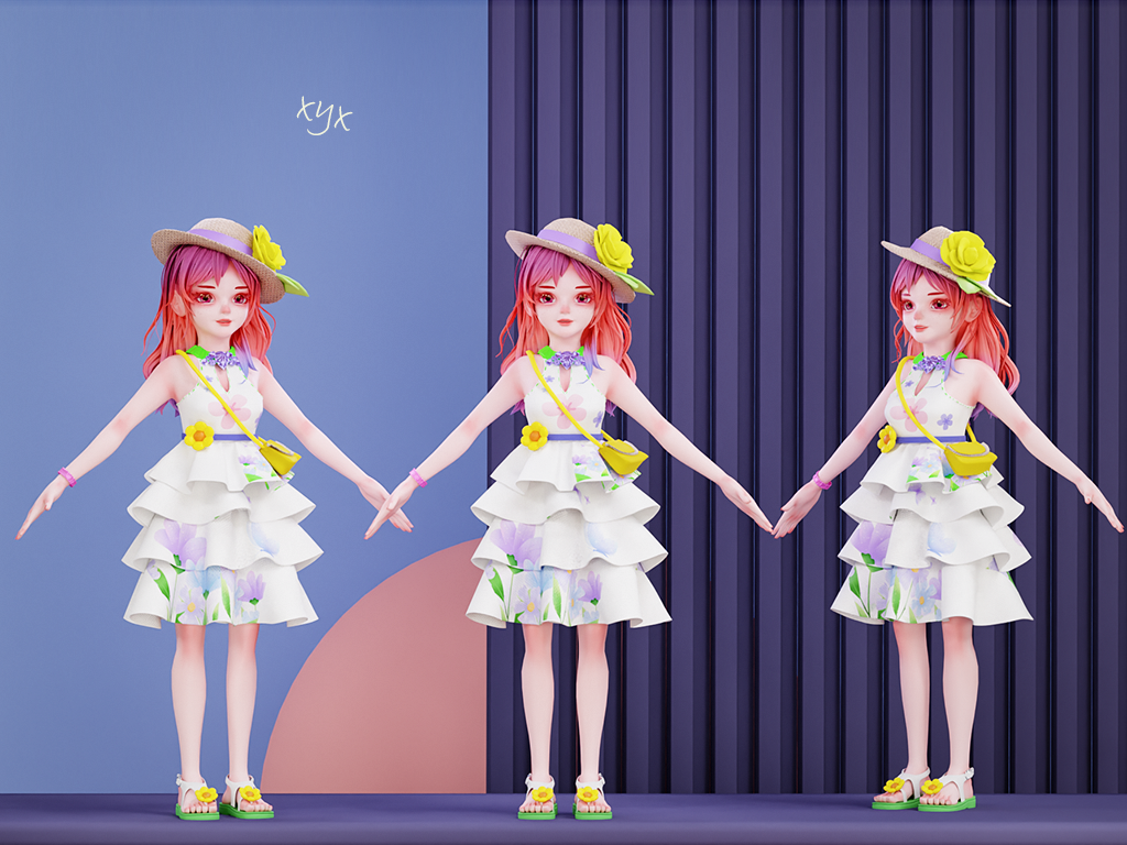 blender人物形象建模_心绘XYX-站酷ZCOOL