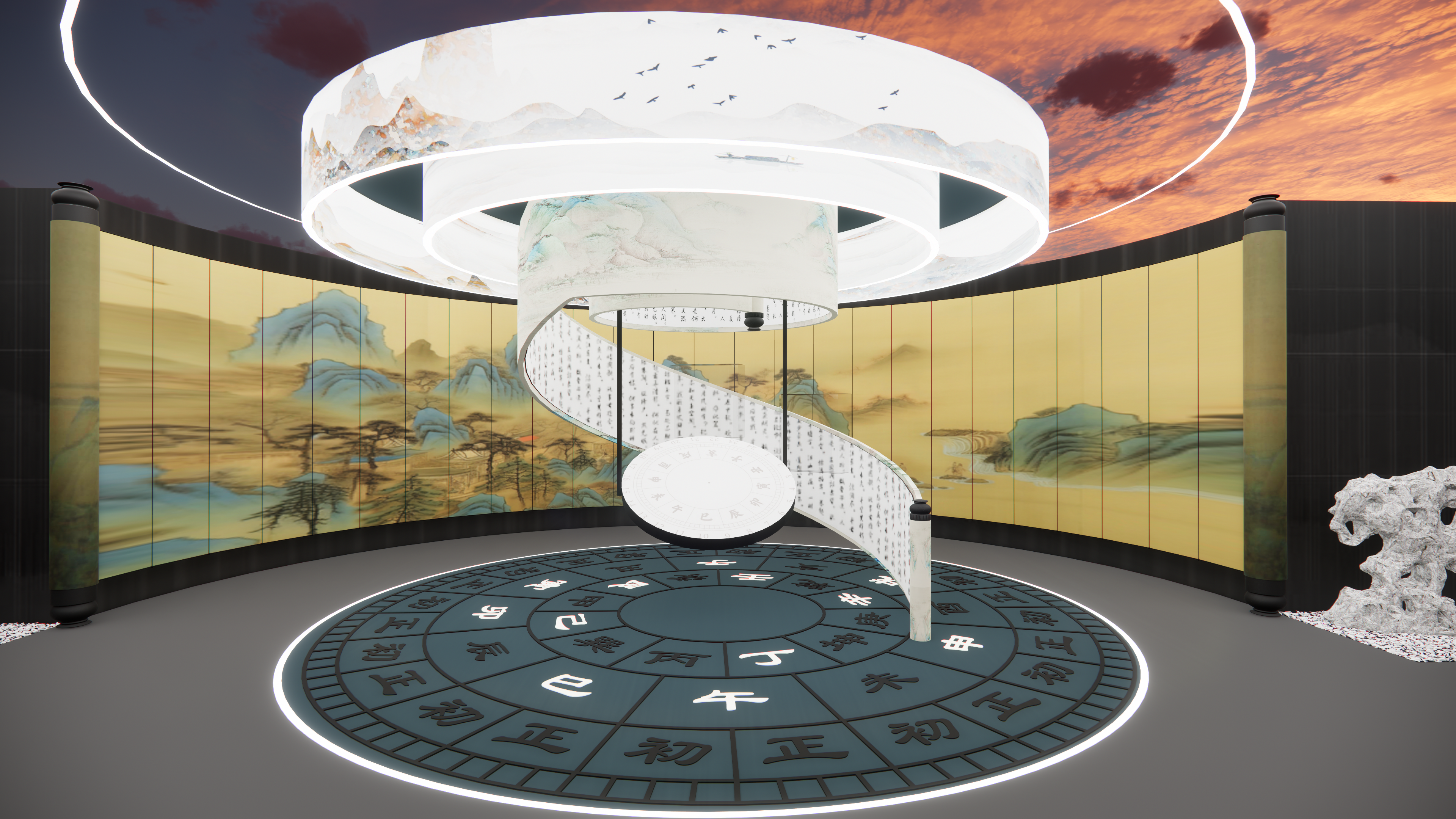 【新中式舞美场景设计】紧商用_场景师Malcolm-站酷ZCOOL