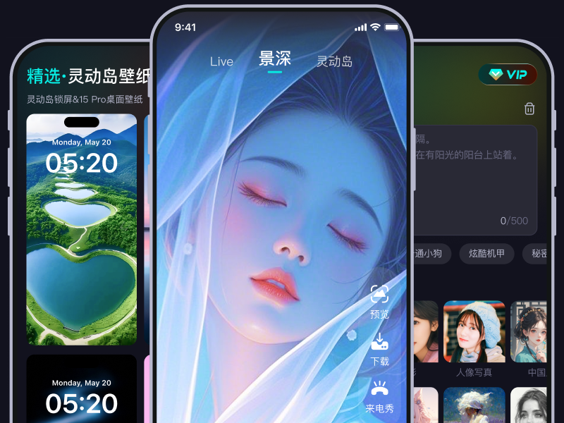 APP：ai绘画和壁纸展示_阿南nick-站酷ZCOOL
