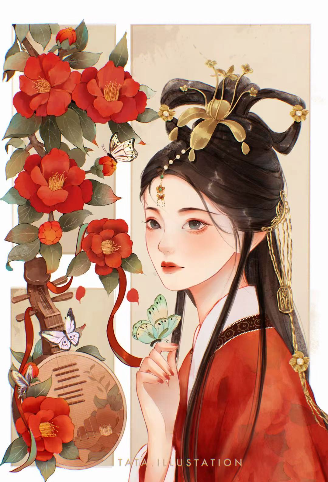 山茶花_xzzlwj-站酷ZCOOL