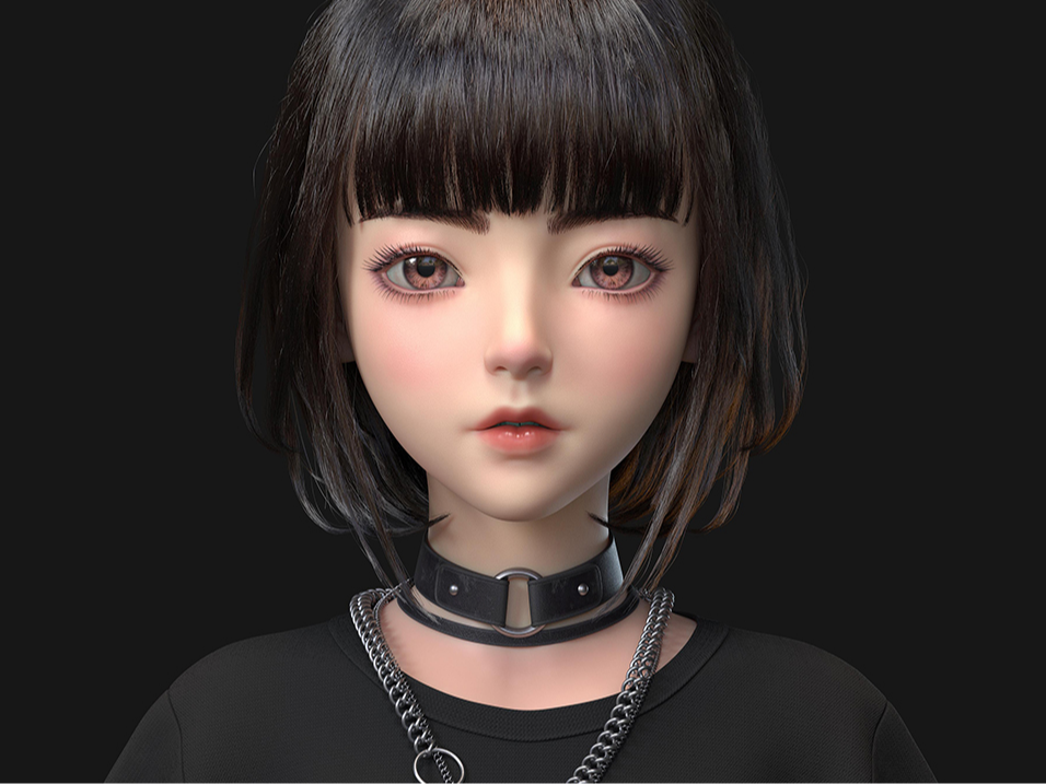 Maya-短发少女角色模型制作教程。maya基础角色建模_Alan安澜-站酷ZCOOL