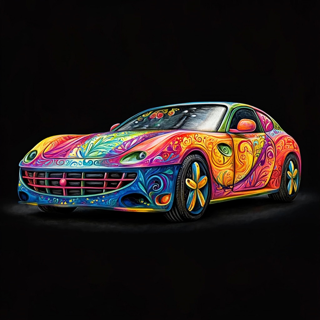 sref 3347986162, MJ V7 万花筒般图腾插画_SREFCODE-站酷ZCOOL