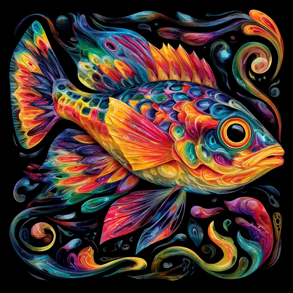 sref 3347986162, MJ V7 万花筒般图腾插画_SREFCODE-站酷ZCOOL