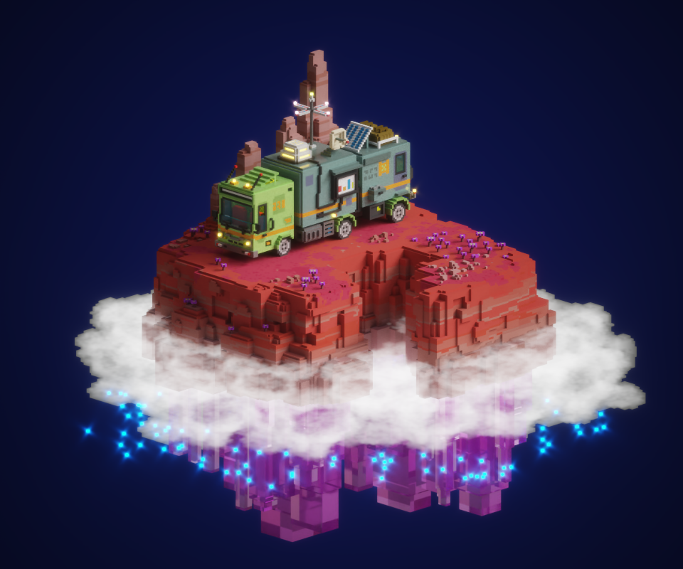 MagicaVoxel-天空车_虎玺海星-站酷ZCOOL