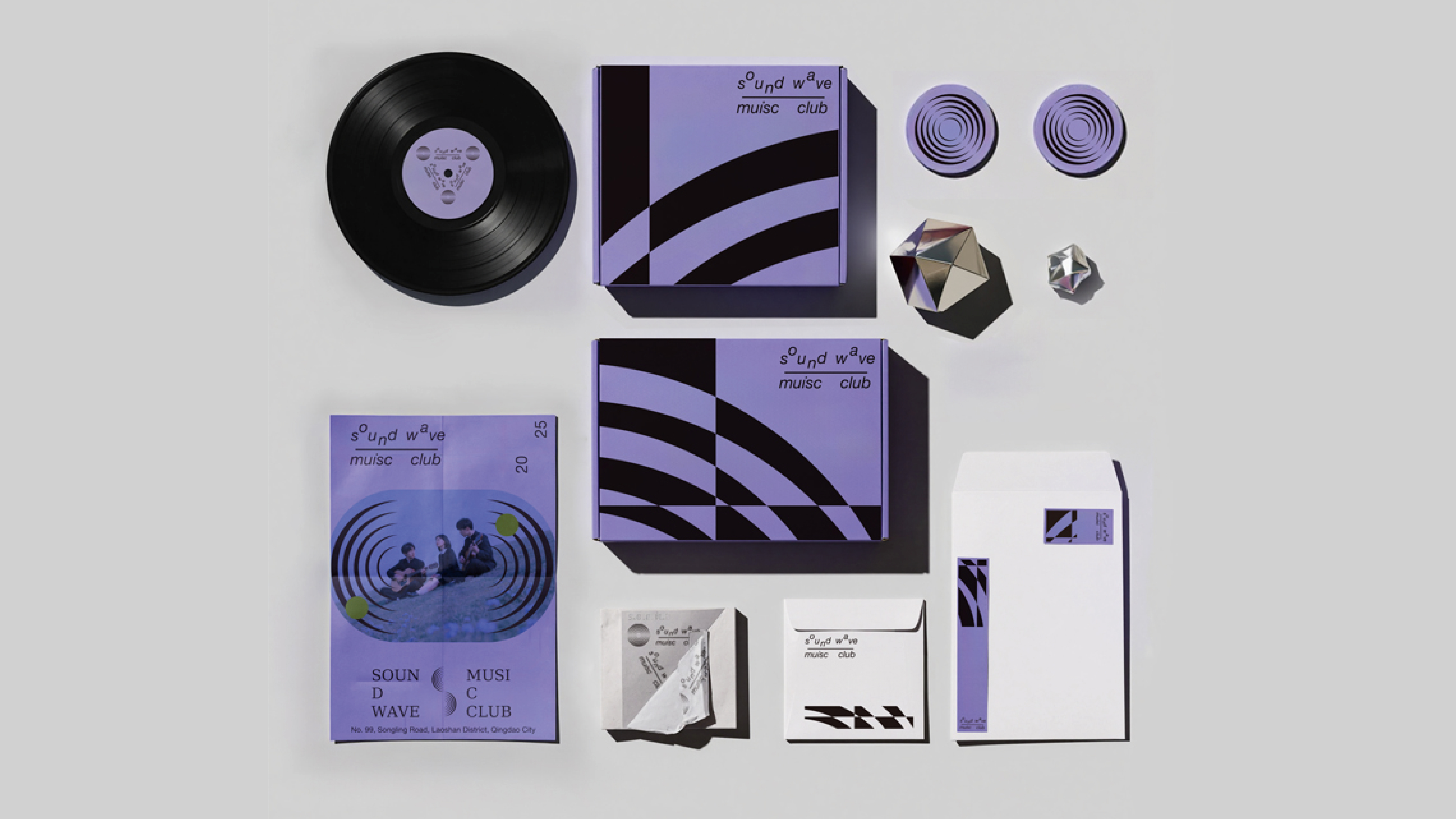 品牌｜SOUND WAVE MUSIC CLUB_Ninannnnn-站酷ZCOOL