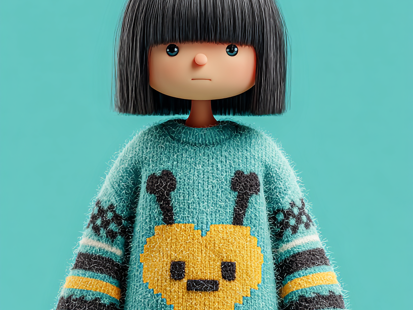 AIGC 这毛衣也太好看了叭！_大叔Pro-站酷ZCOOL