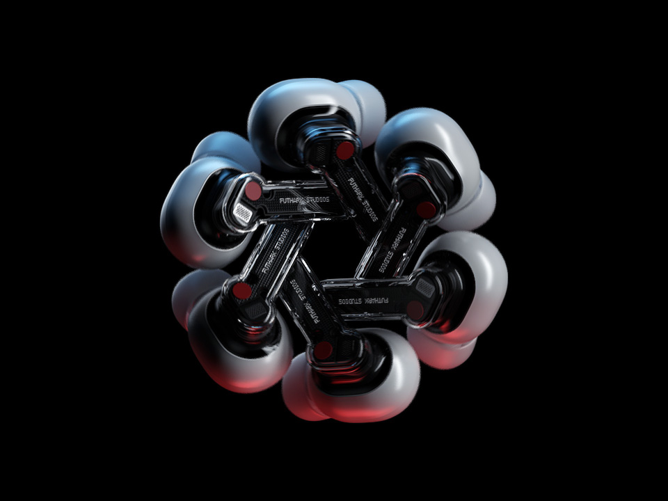 NOTHING ear —FUTHARK STUDIOS(耳机-动态练习)_柠檬的大耳朵-站酷ZCOOL