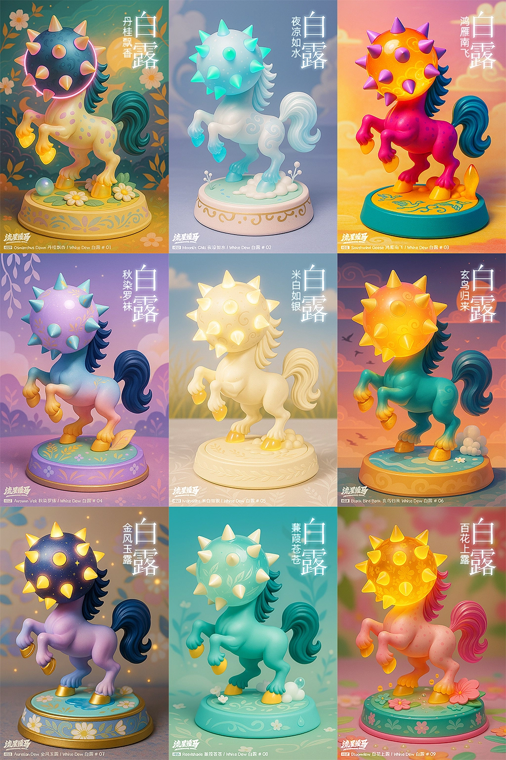 流星锤马·白露2025_Gwemo鸡毛-站酷ZCOOL