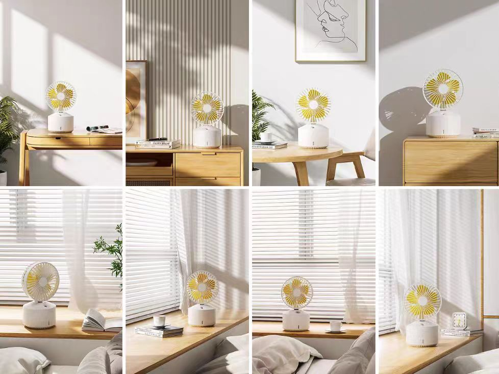 小风扇建模渲染场景图_大白888-站酷ZCOOL