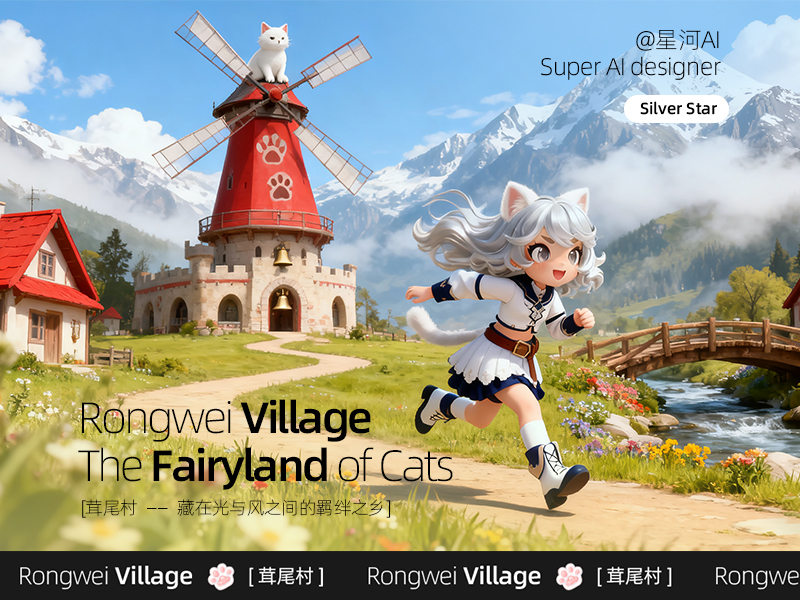 【茸尾村 藏在光与风之间的羁绊之乡】Rongwei Village_AI设计工作流_站酷Agent_站酷ai圈-站酷(ZCOOL)