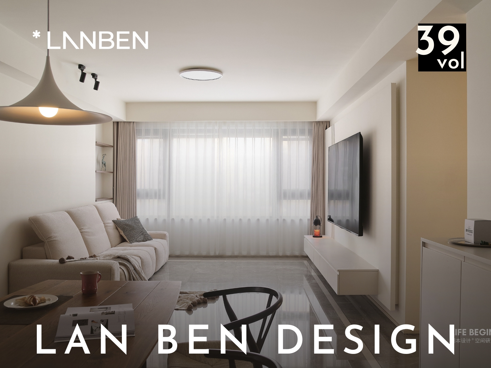 LAB 原创 | 82㎡呼吸之家 | 「 开合随光，动静成景」_南京澜本设计-站酷ZCOOL