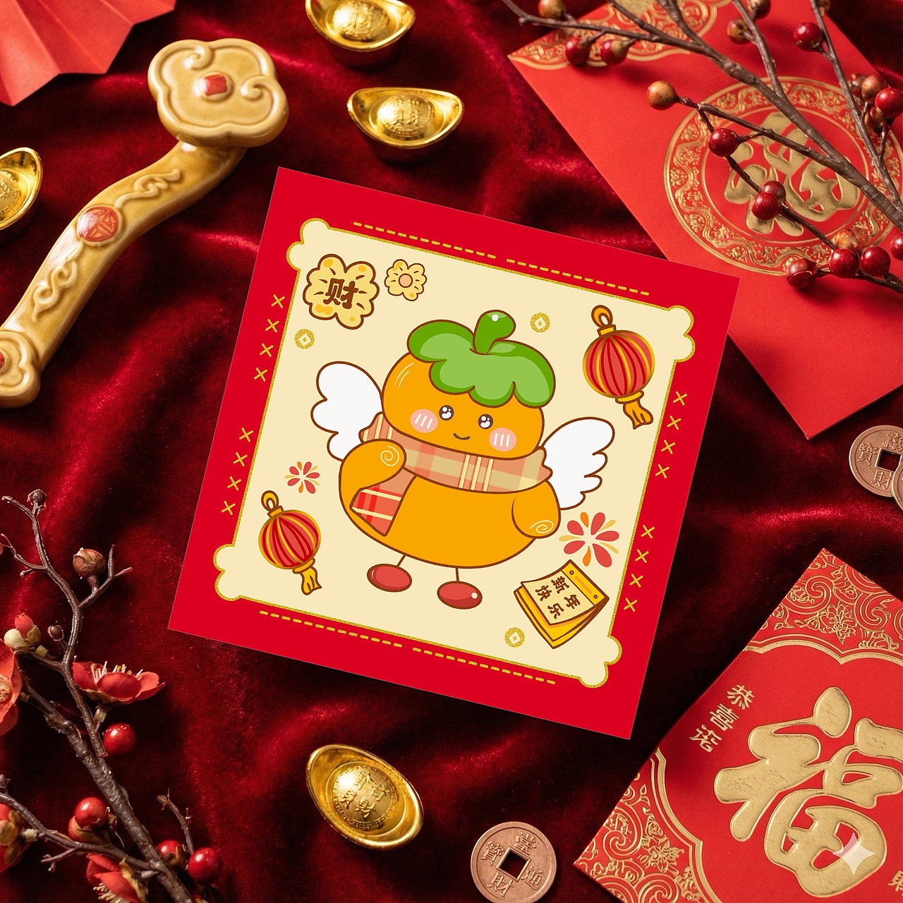 红包卡通图案设计_点点Ann0-站酷ZCOOL