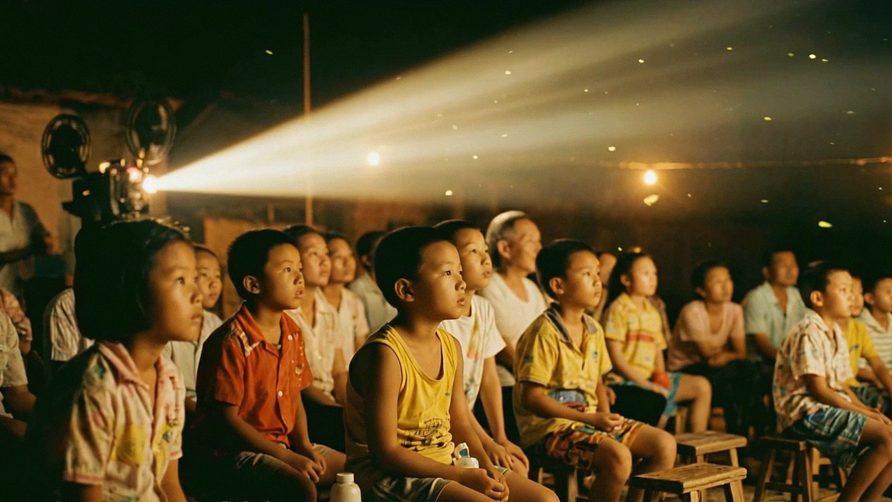 半天手搓一部ai短片《看电影》，献给电影！_小飞探索者-站酷ZCOOL