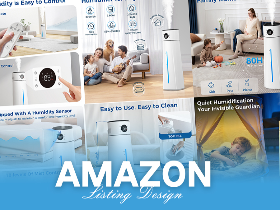 家居用品 加湿器-Amazon亚马逊主副图A+设计案例_亚马逊设计工作室-站酷ZCOOL