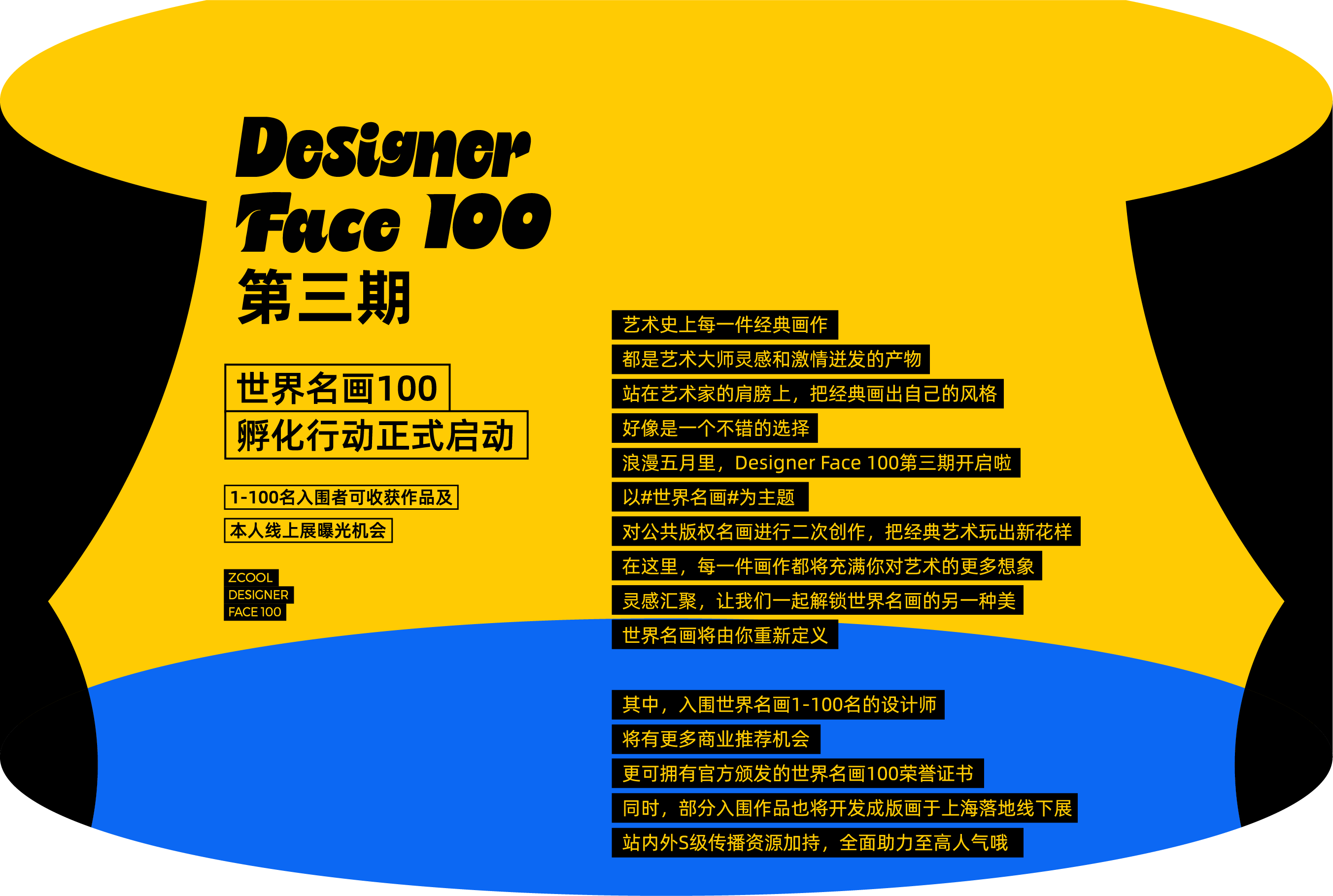「Designer Face 100」第三期·世界名画100