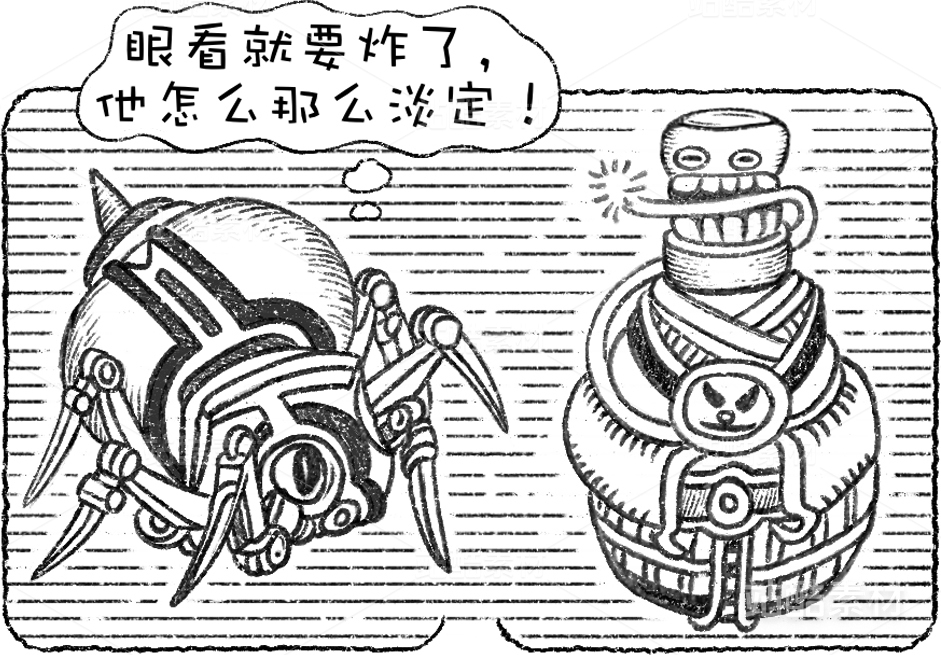 创意想象小怪物系列（11）孑孓逸士素材库大全 站酷zcool