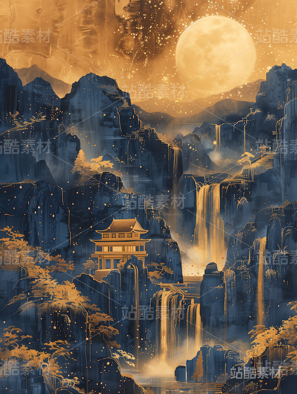 明月照孤亭_JoJo是美女_免费正版素材库-站酷ZCOOL