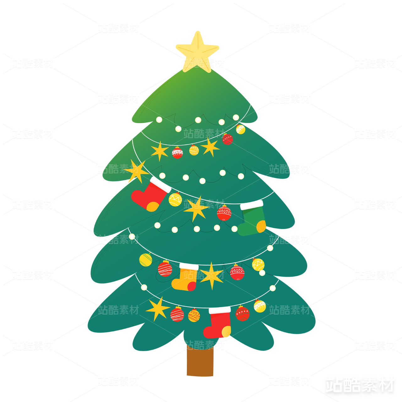 圣诞树_白色瓷盘_素材库大全-站酷ZCOOL