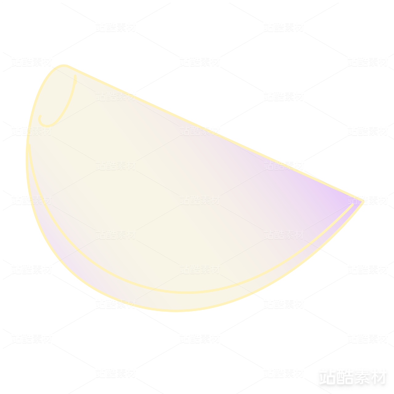 蒜瓣·1_白色瓷盘_素材库大全-站酷ZCOOL