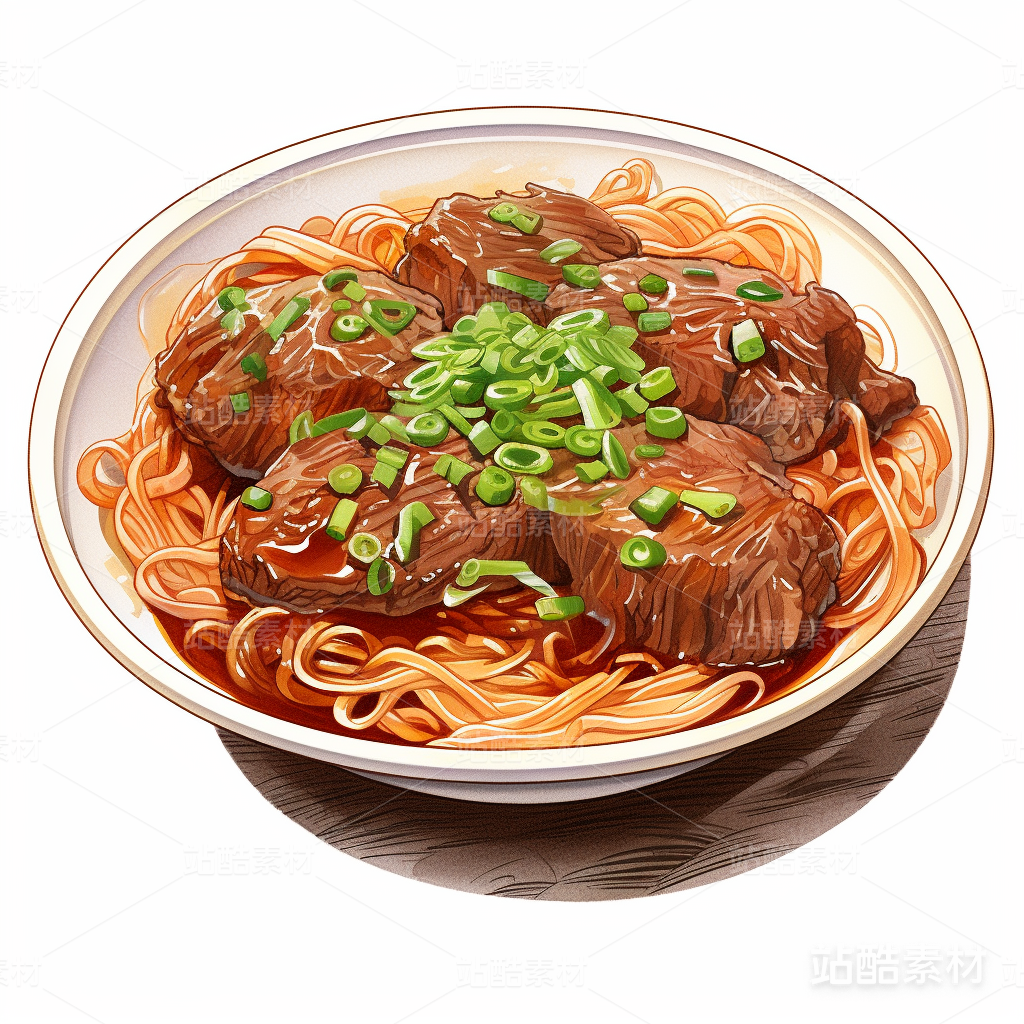 水彩手绘风格素材（菜品）_设计师丨穆梦sama_素材库大全-站酷ZCOOL