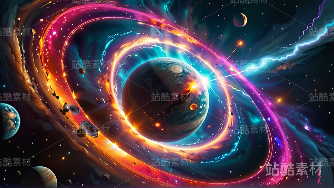 赛博朋克的宇宙_fandi寕_站酷素材-设计模版_海报-站酷ZCOOL