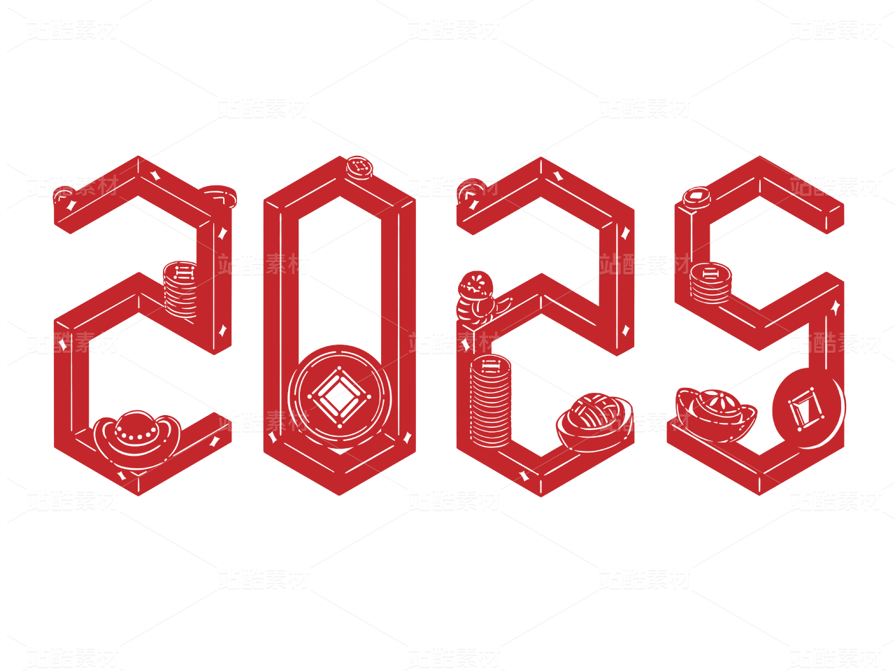 2025蛇年创意字样_蜮偊_素材库大全-站酷ZCOOL