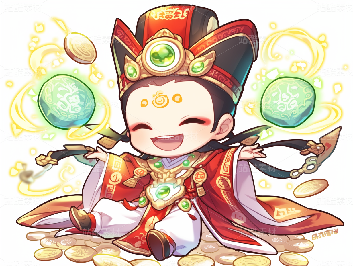 财神头像_403035339_素材库大全-站酷ZCOOL