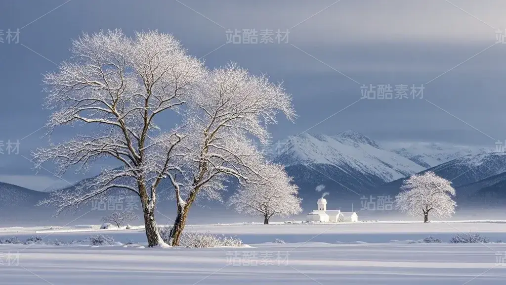 雪地古树13_waakon_素材库大全-站酷ZCOOL