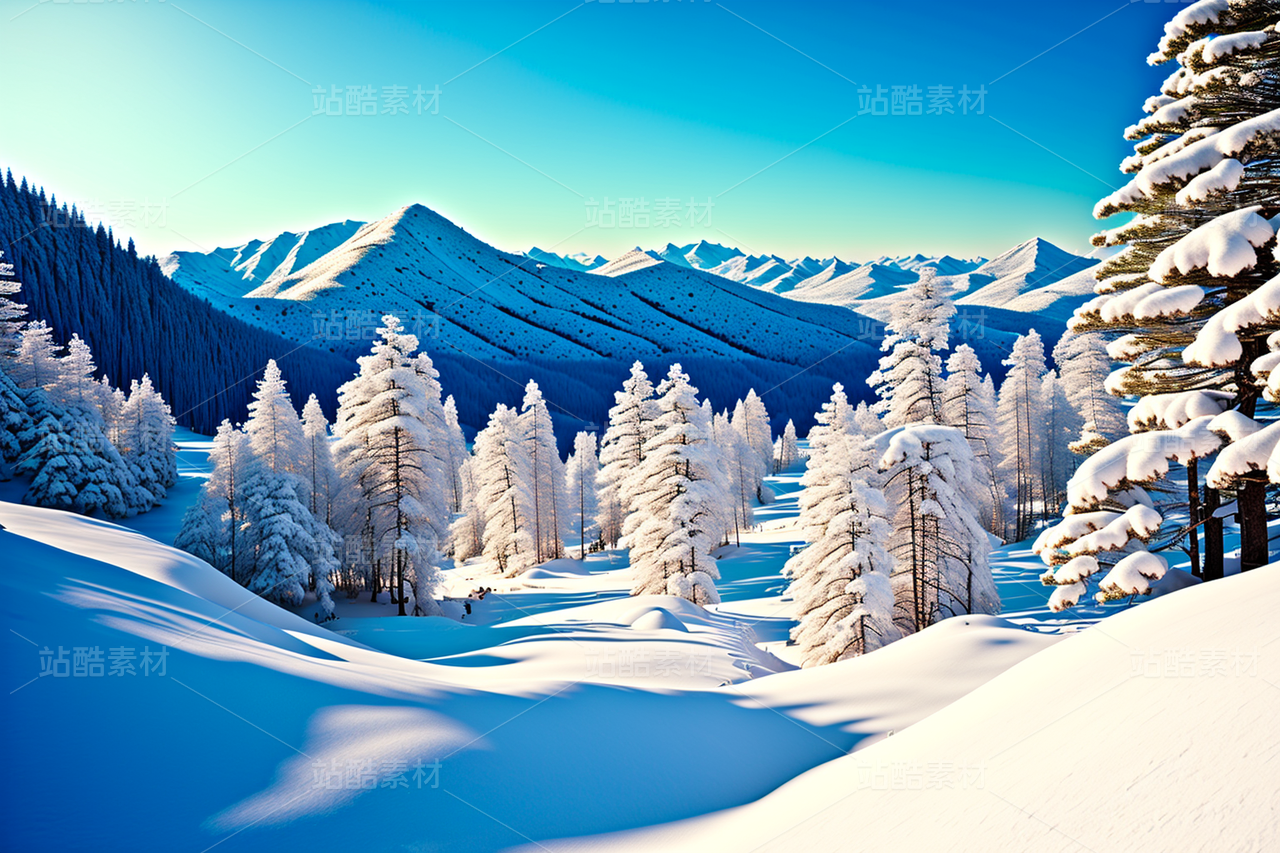 冬至绝美雪景 (170)_辣条拌饭LT_素材库大全-站酷ZCOOL