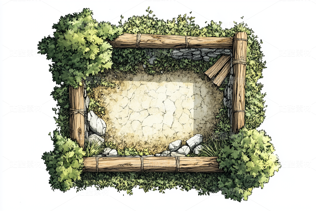 边框手绘儿童插画花边纹理游戏弹出框画框_一大碗炸酱面_素材库大全-站酷ZCOOL