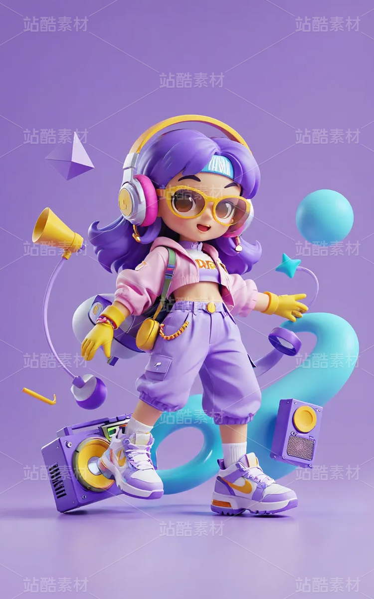 电商盲盒IP材质产品虚拟3D人物_于两只_WTJY_站酷素材-图片_其他-站酷ZCOOL