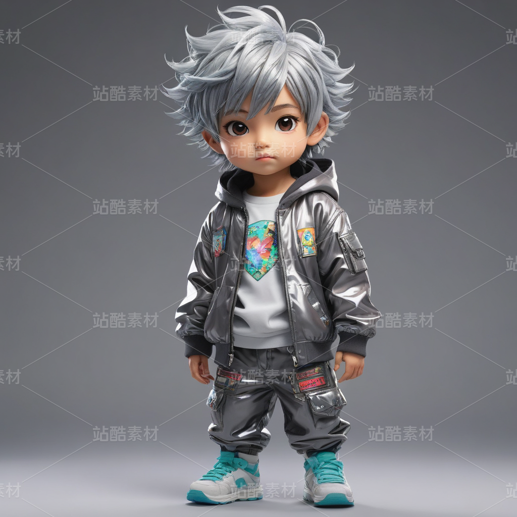 赛博人物 男孩 女孩_Tattoo_Kevin_素材库大全-站酷ZCOOL