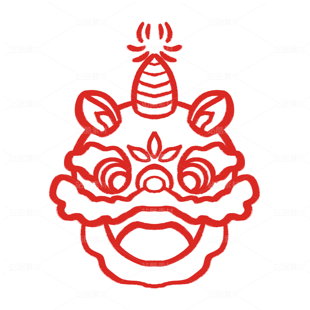 醒狮_怦然欣动_素材库大全-站酷ZCOOL