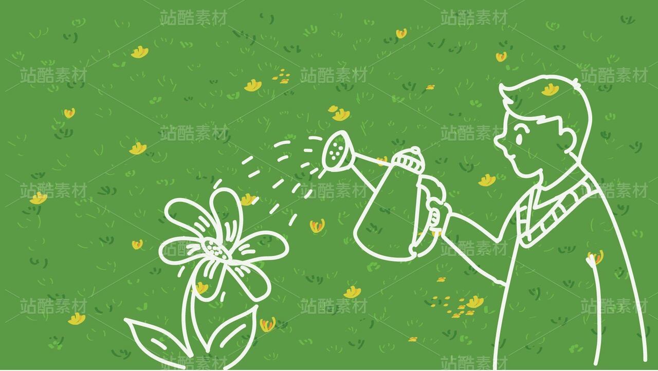 清新壁纸_肥猫爱画画_素材库大全-站酷ZCOOL