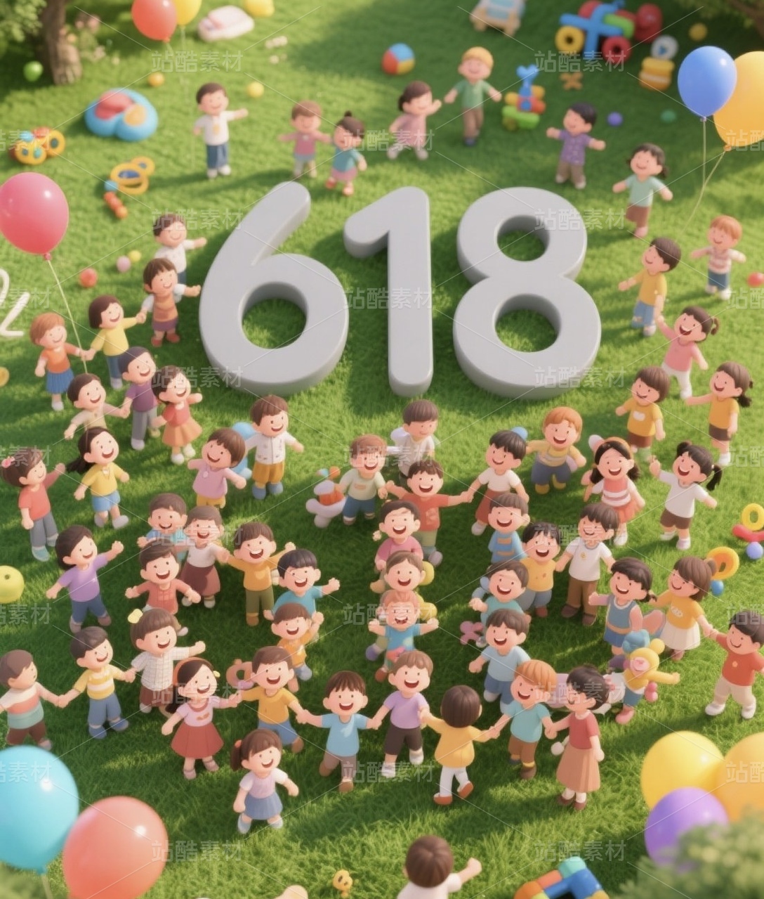 电商字体 卡通字 618 双11双12 六一儿童节 免费_遛弯的土豆_免费正版素材库-站酷ZCOOL